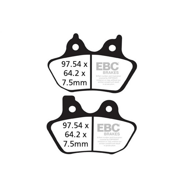 EBC Brakes FA400HH; Brake Pads - Walmart.com