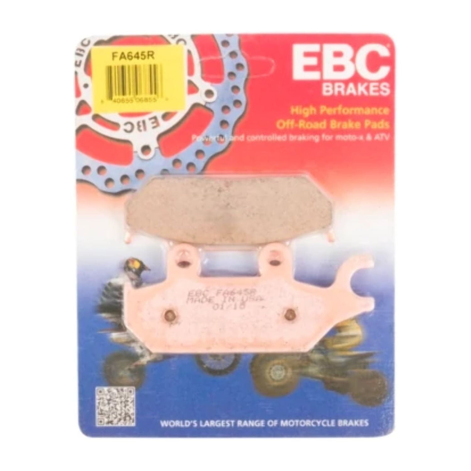 EBC Brakes FA645R; High Performance Brake Pad - Walmart.com