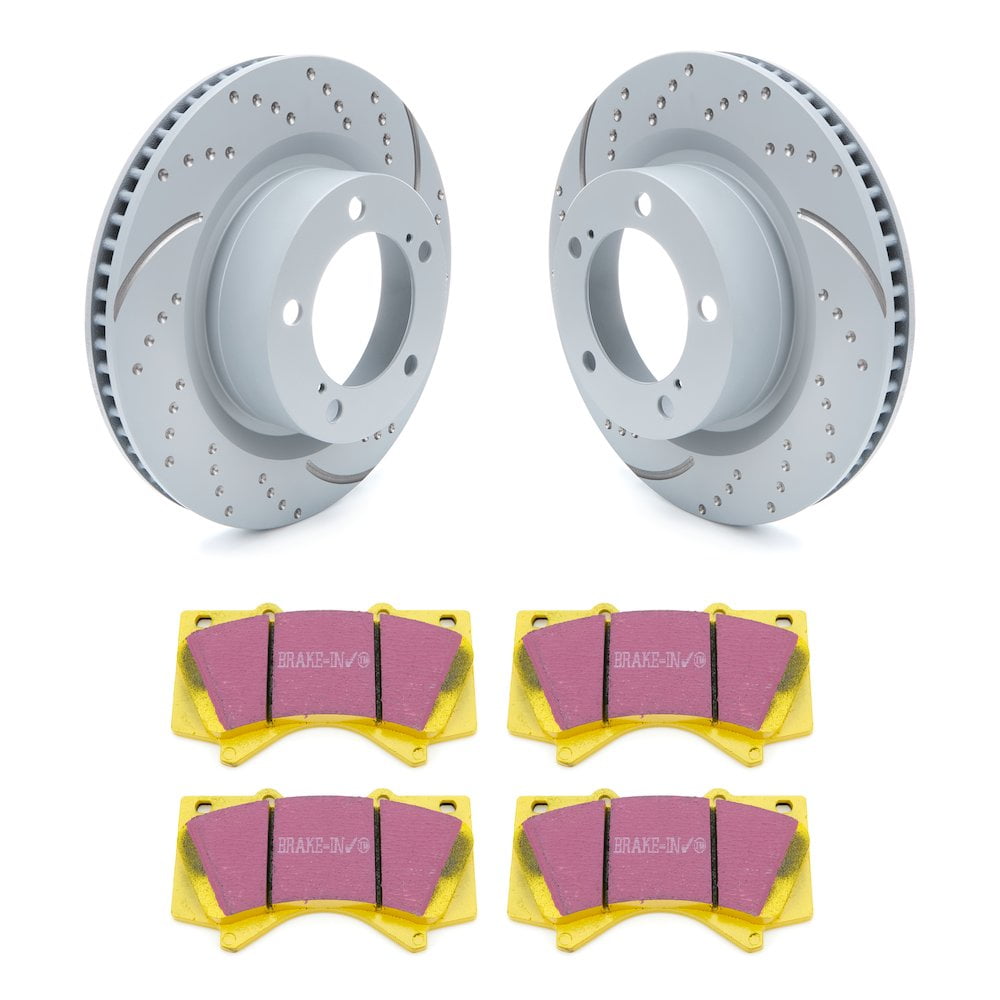 EBC Brakes GD Series Slotted and Dimpled Sport Rotors (Pair) Fits ...