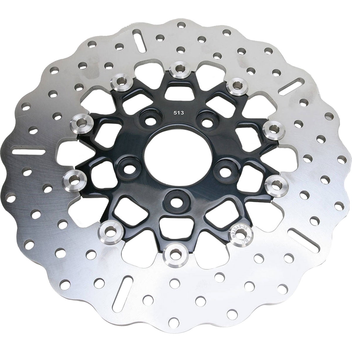 Ebc RSD018CBLK 10 Button Floater Contour Wide Band Brake Rotor - Black ...