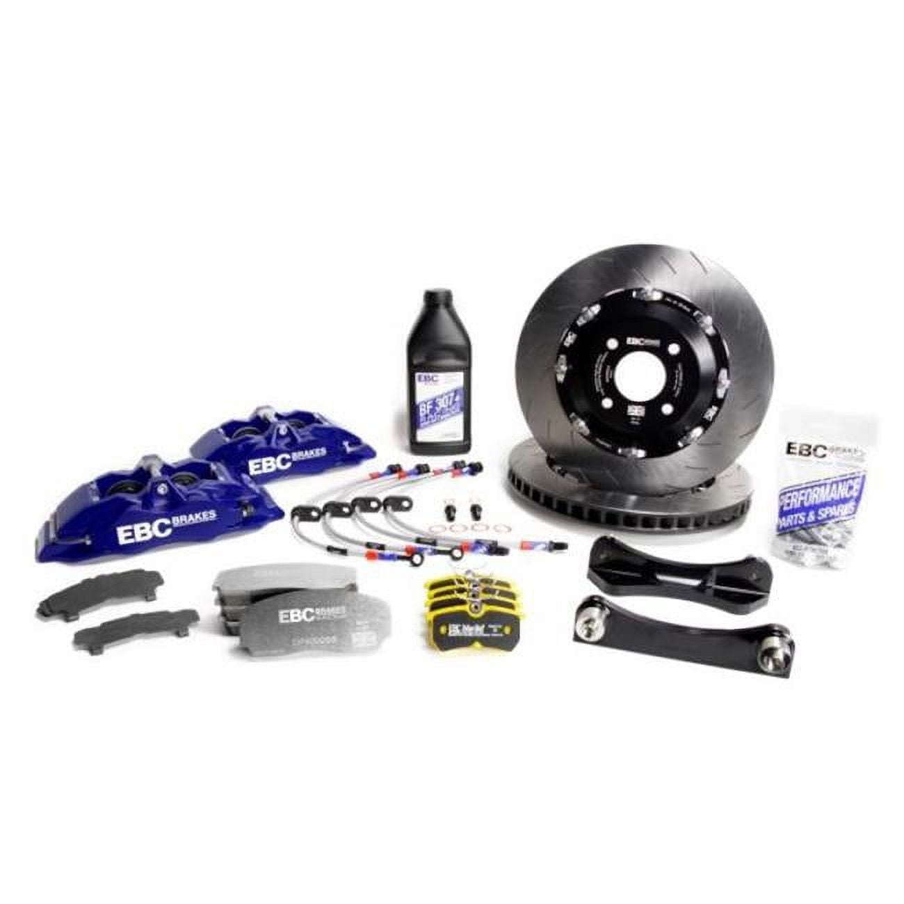 EBC Racing 12-17 Ford Fiesta ST (Mk7) Blue Apollo-4 Calipers 330mm ...