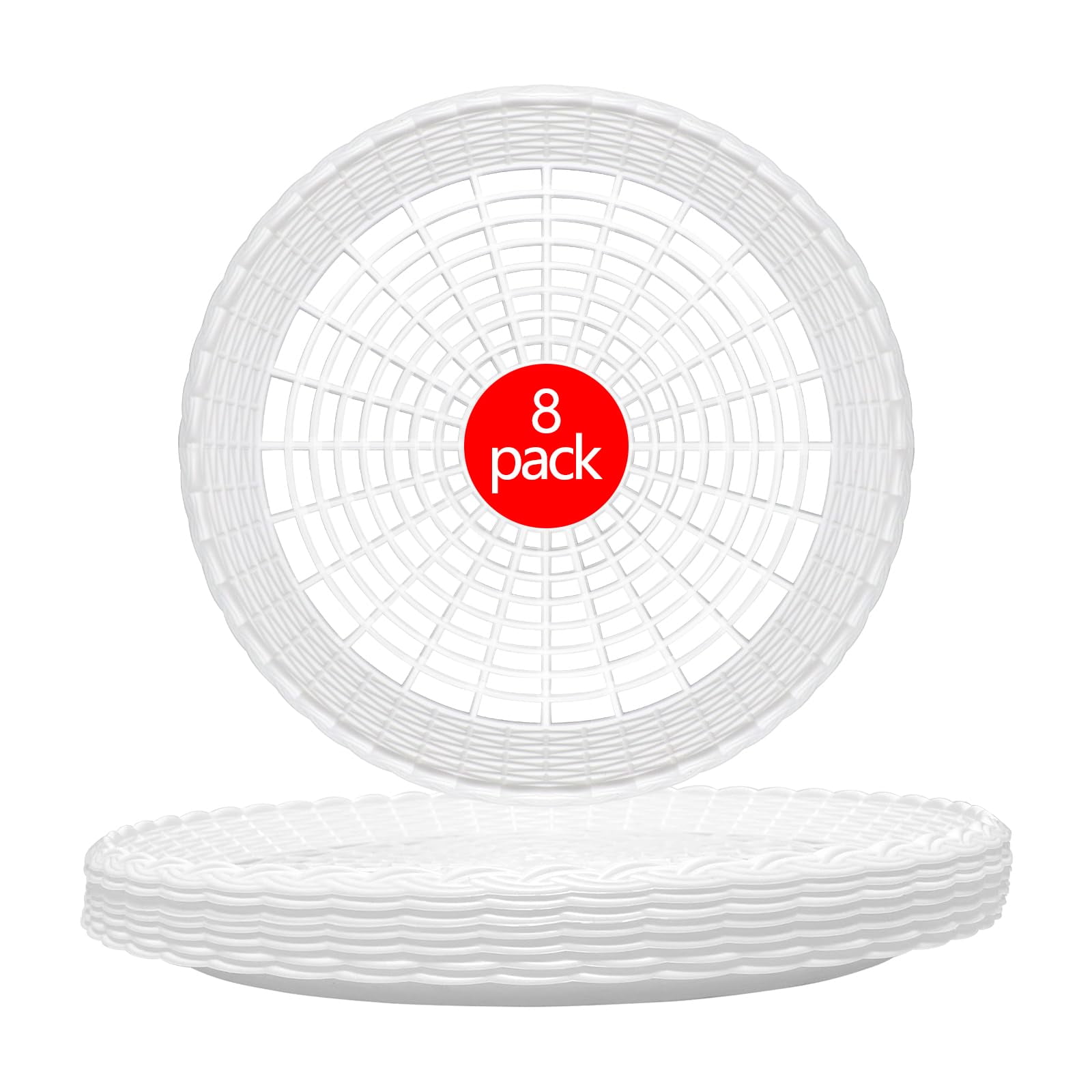 EBIGIC Paper Plate Holders, AIF9 8 Packs 10 Inch paper plate holders ...