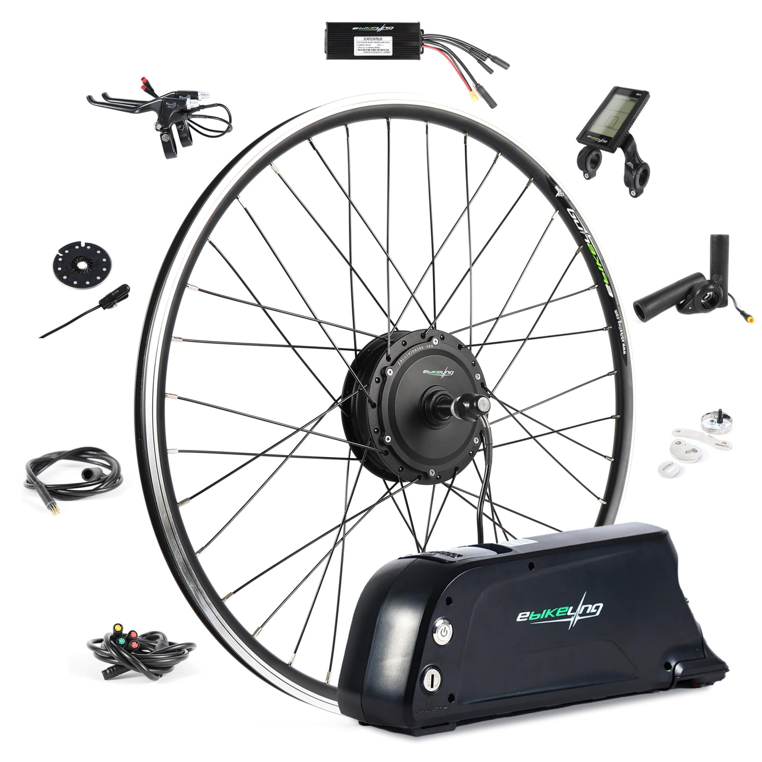 eBikeling Waterproof Ebike Conversion Kit with Battery Direct Drive ...