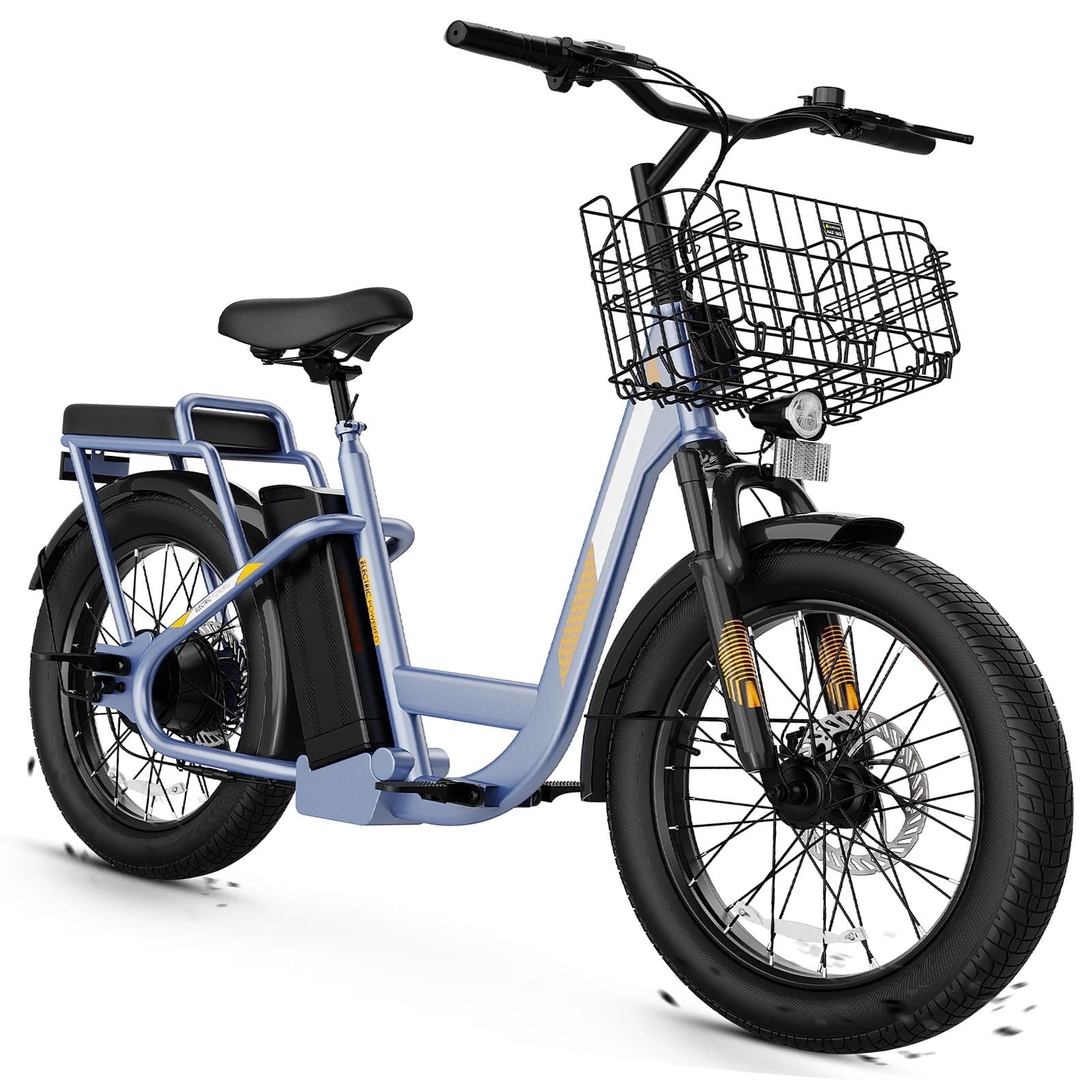 EBIKER 500W Electric Bike for Adults,20 MPH,15 Mile Range,375Wh Battery ...