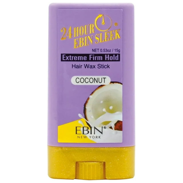 EBIN - 24 HOUR EDGE TAMER SLEEK HAIR WAX STICK - COCONUT - Walmart.com