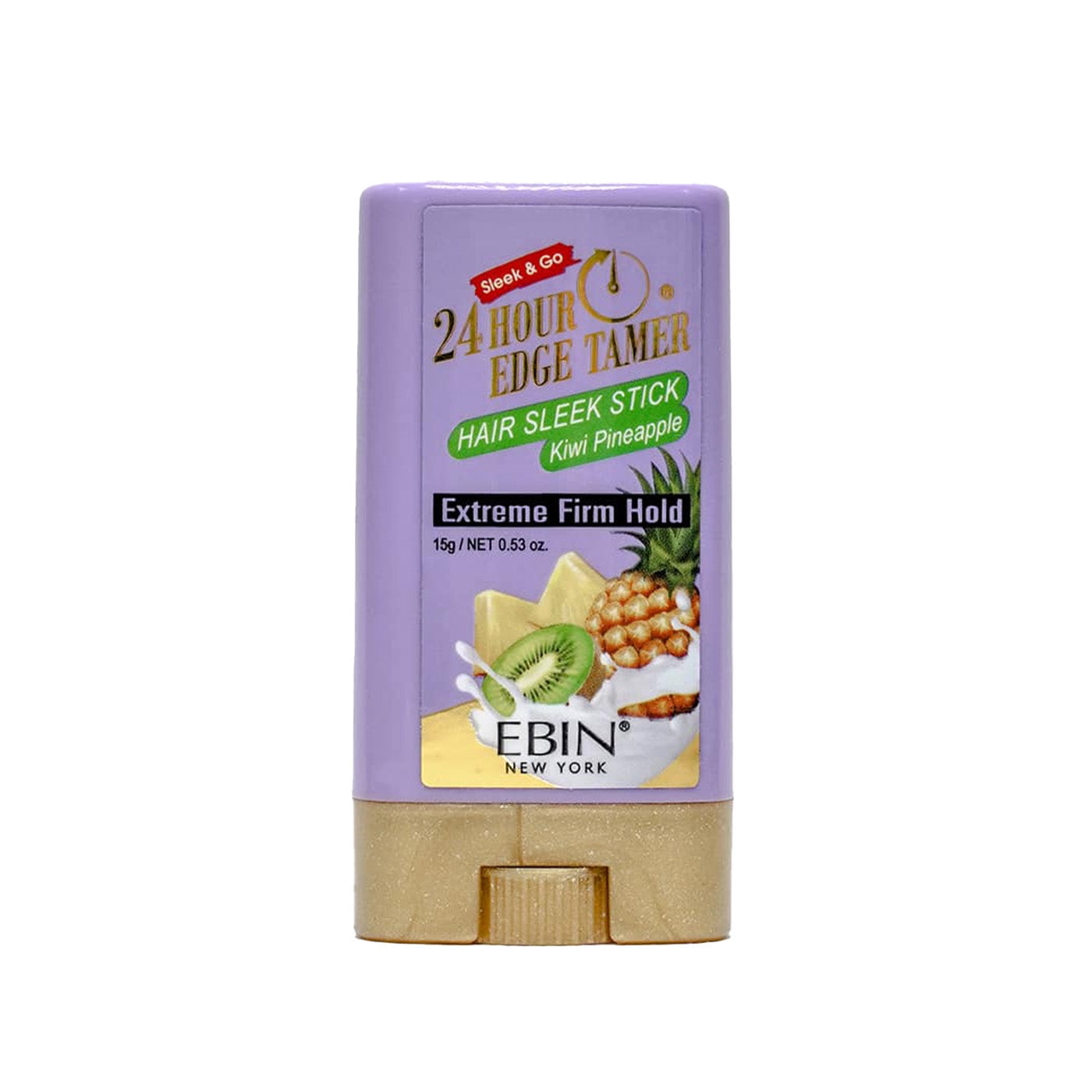 Ebin New York 24 Hour Edge Tamer Hair Wax Sleek Stick, Kiwi Pineapple 0 ...