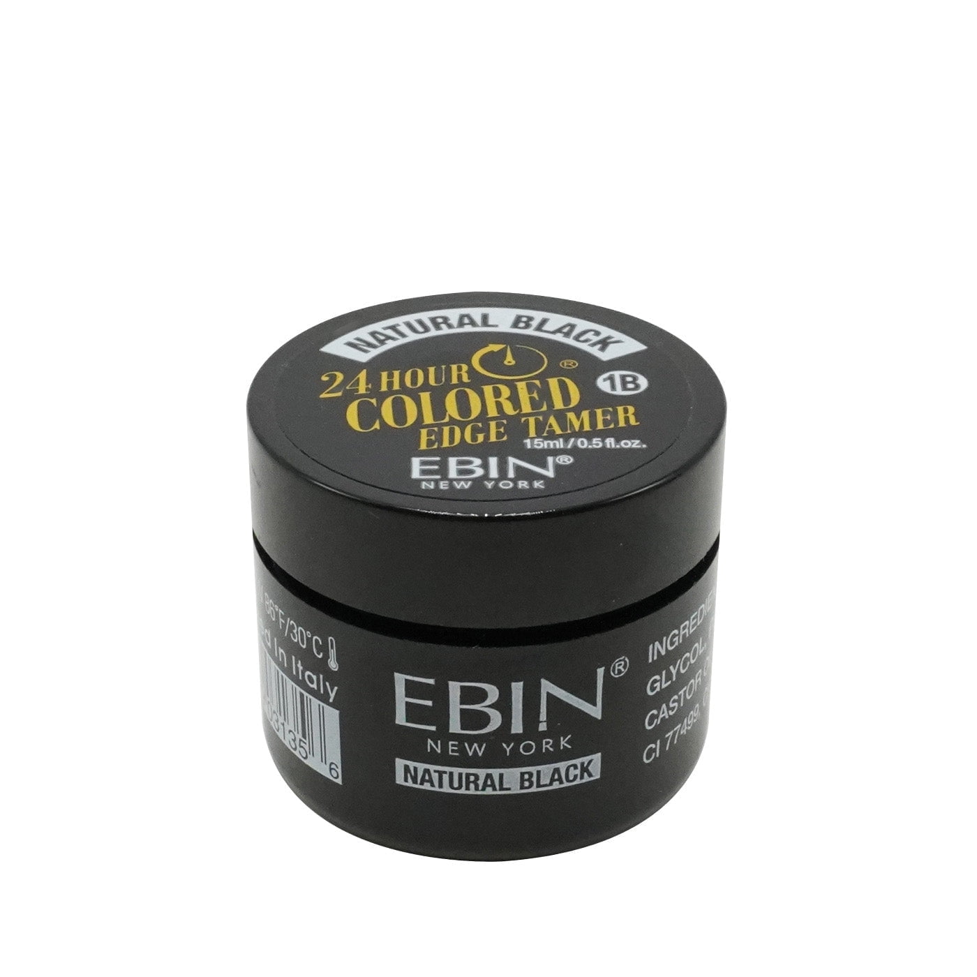 Ebin New York 24 Hour Colored Edge Tamer, 1B - Natural Black, 0.5oz ...