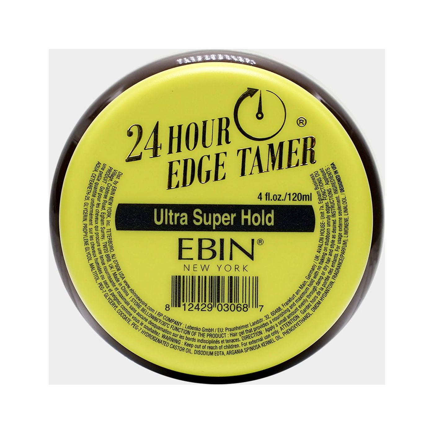 EBIN 24 Hour Edge Tamer - Ultra Super Hold 4oz/ 120ml - Walmart.com