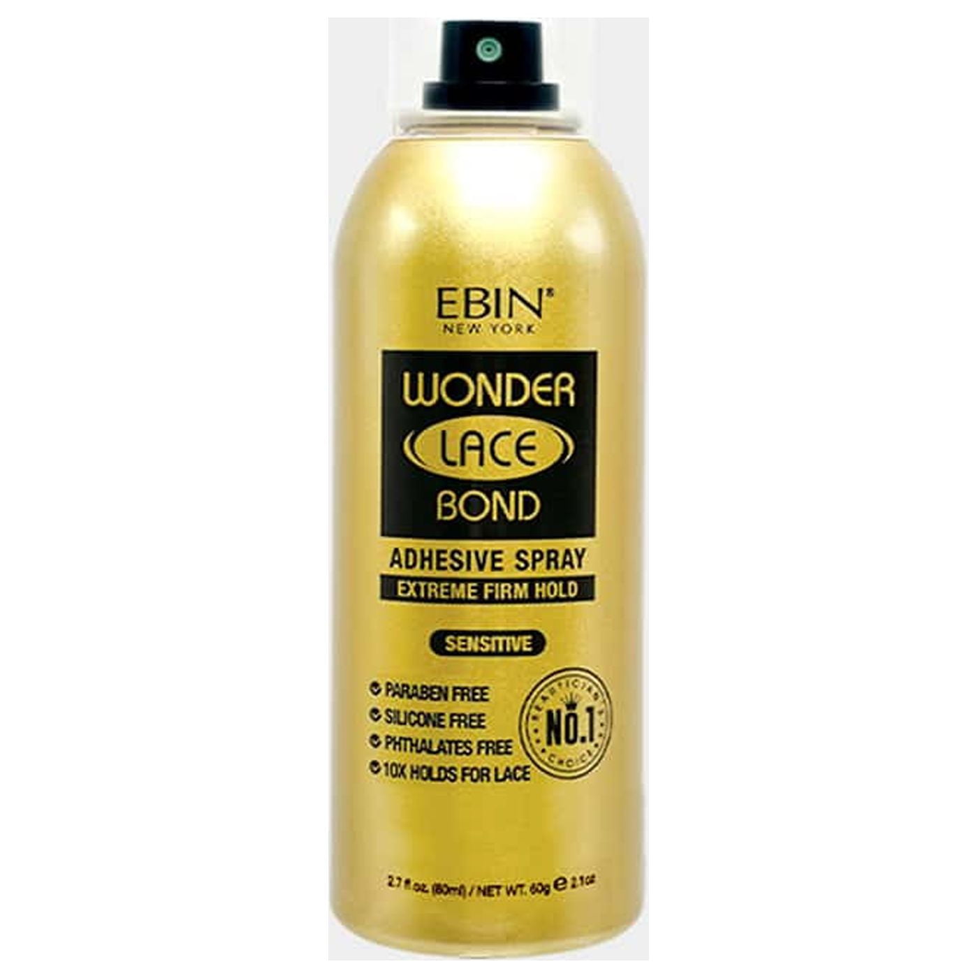 EBIN - Wonder Lace Bond Adhesive Spray Extreme Firm Hold SENSITIVE 80ML - Walmart.com