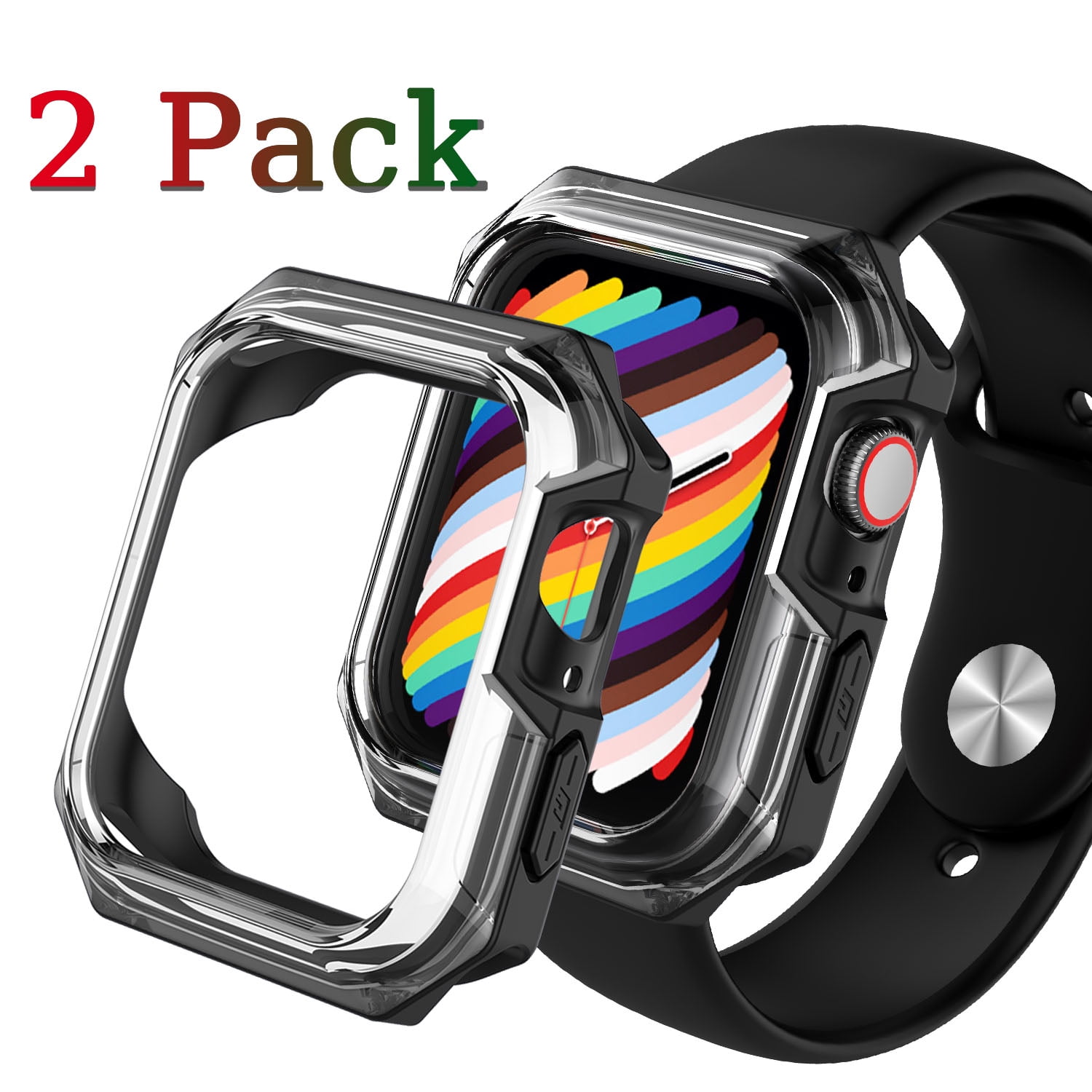EBIZCITY Bumper Armor Case Compatible with Apple Watch 40mm 44mm 41mm ...