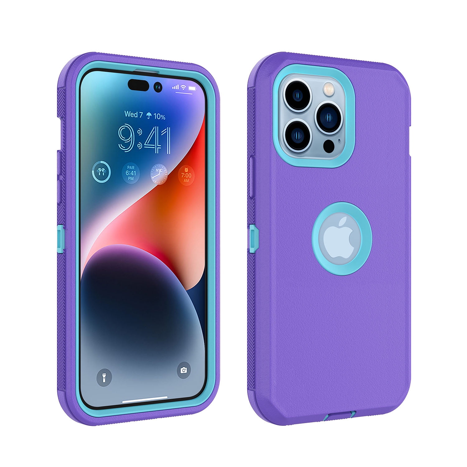 EBIZCITY Shockproof Silicone Plastic Bumper Cell Phone Case for Apple ...