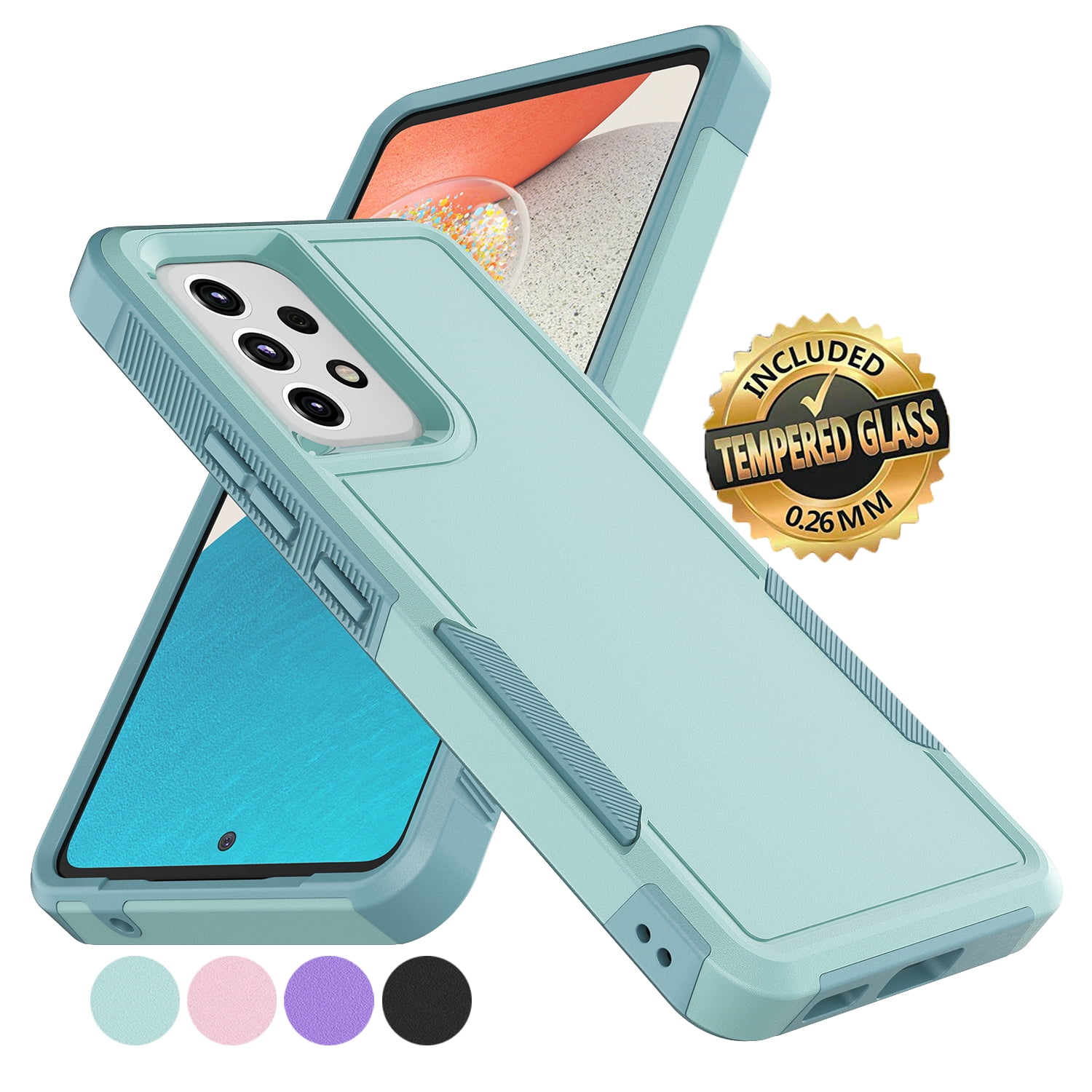 EBIZCITY for Samsung Galaxy A53 Case, A53 5G Case Military Grade ...