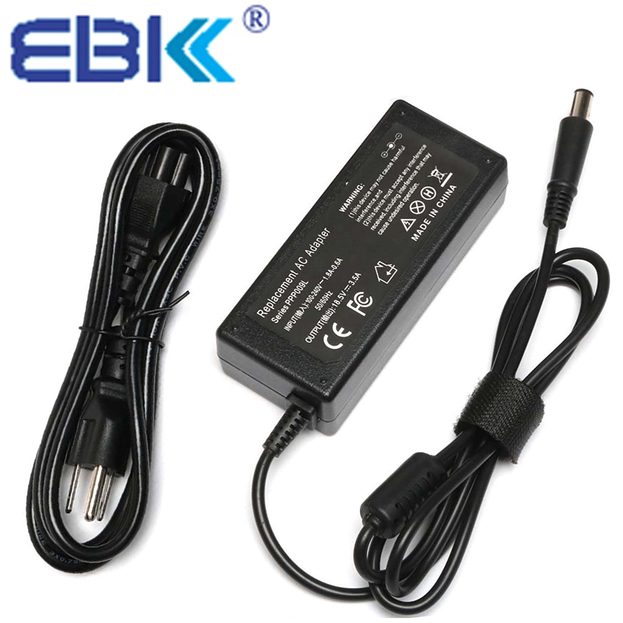 EBK 18.5V 3.5A 65W AC Adapter Charger power Supply for HP ED494AA ...