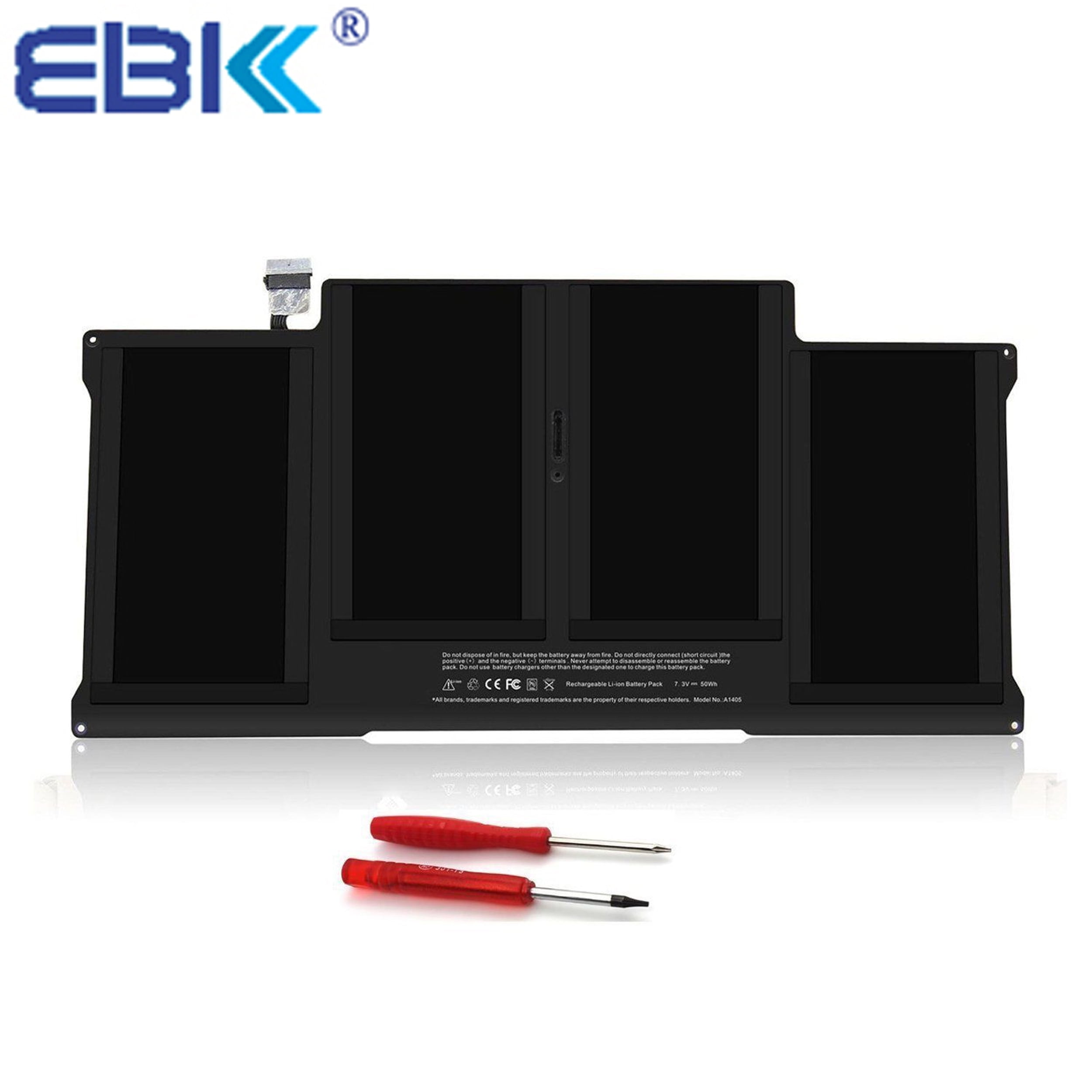 EBK Replacement Battery for Macbook air 13 inch MacBook Air A1466 A1369 ...