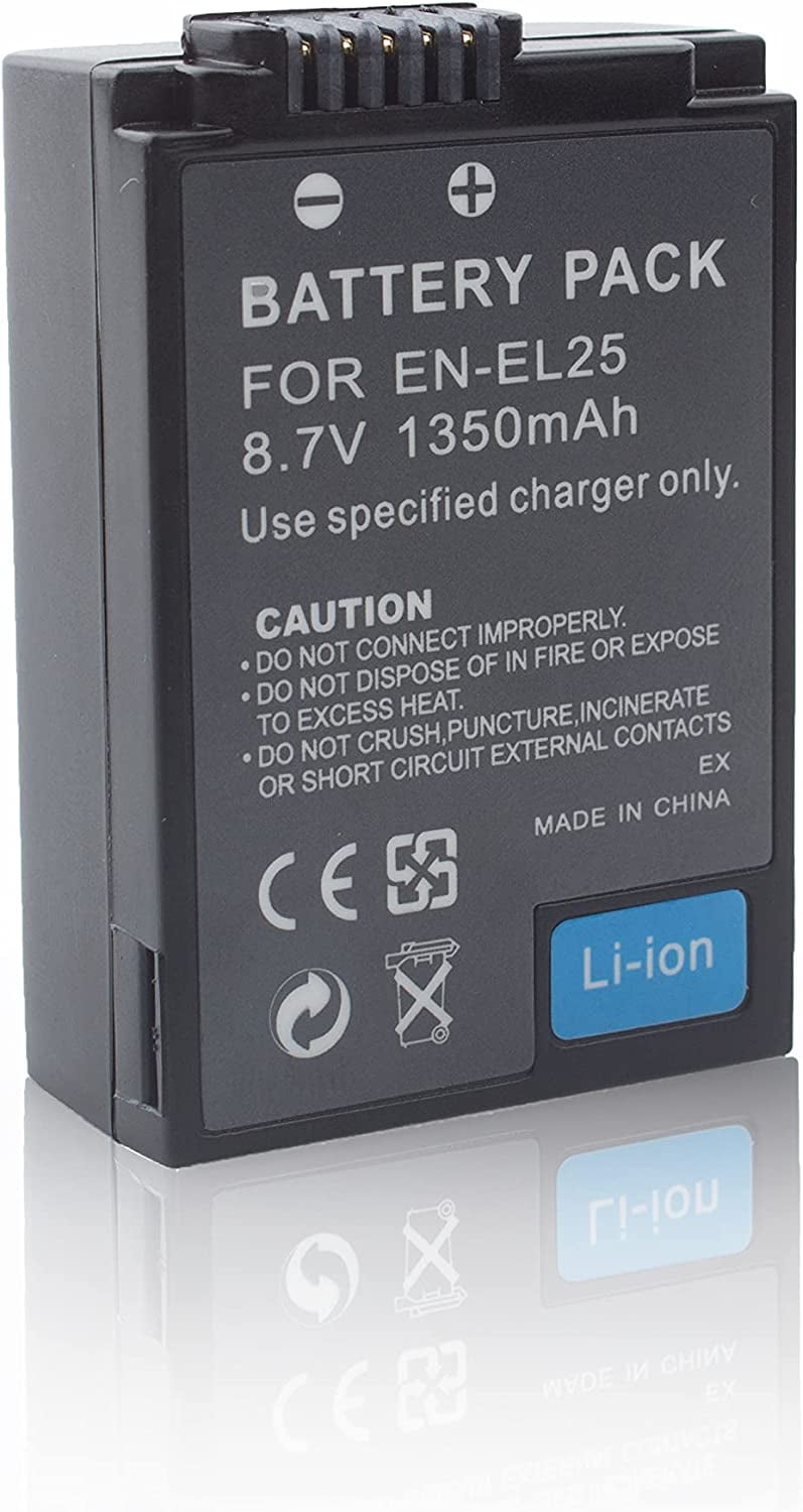 EBKK EN-EL25 Rechargeable Battery for Nikon Z50, Z 50, Z FC Mirrorless ...