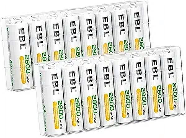 EBL AA 2700mah 1.5V non-rechargeable Alkaline Battery 28Pcs - Walmart.com