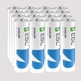EBL AA Batteries 16 Pack, Non-Rechargeable 1.5V Alkaline Double A Batteries, Long-Lasting Power ...