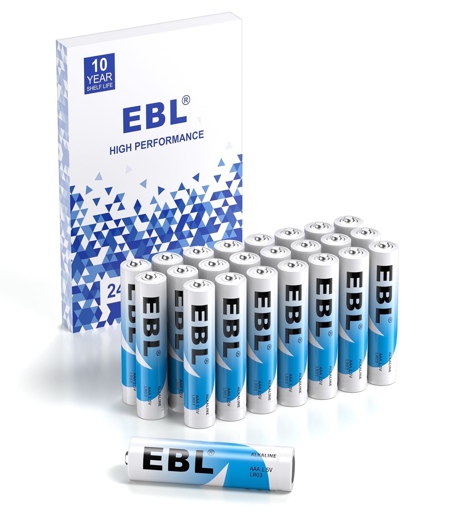 EBL AAA Alkaline General Purpose Batteries, 24-Count Value Pack ...