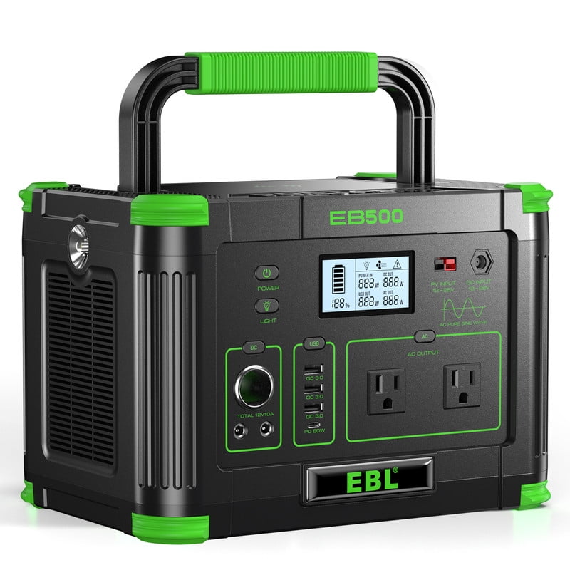 EBL EB500 500w Portable Power Station - Walmart.com