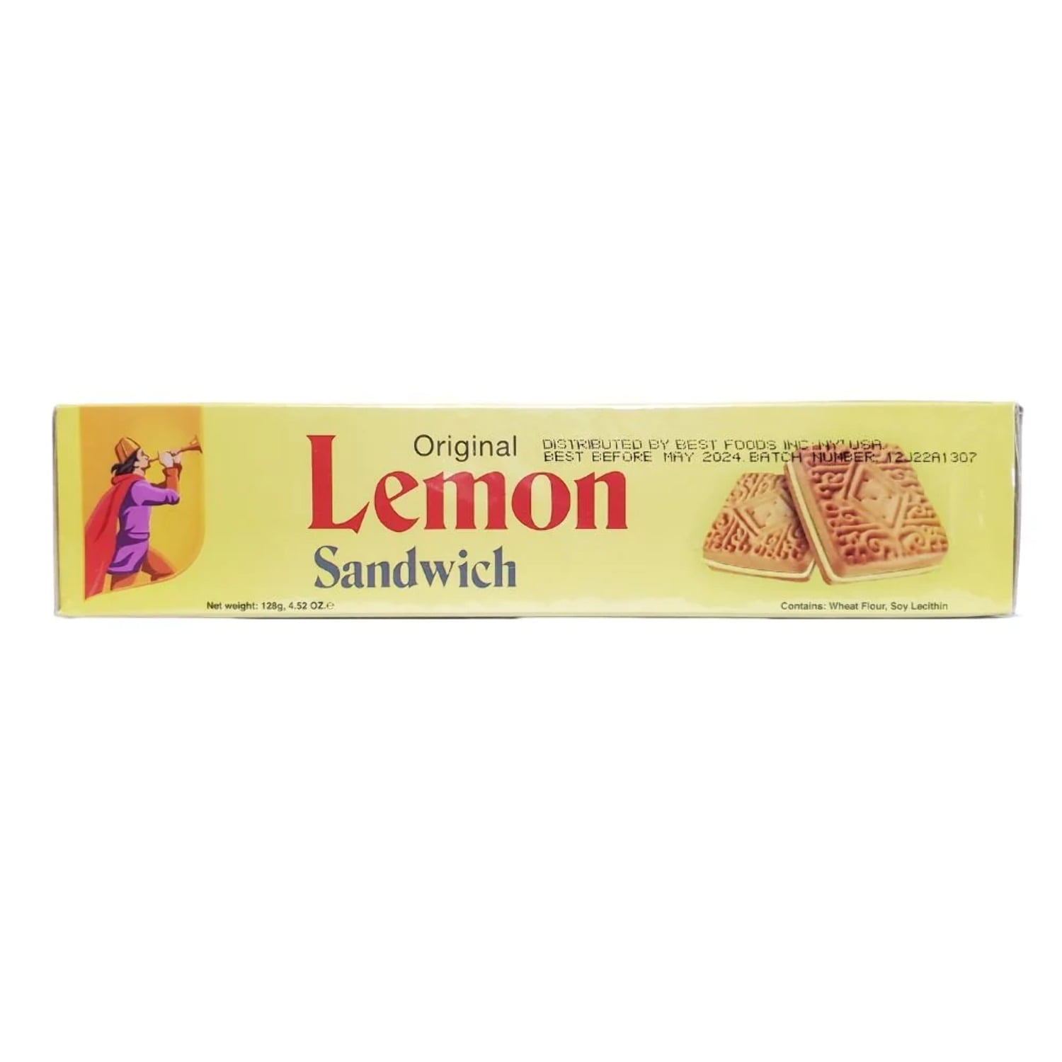 EBM Original Lemon Sandwich Cookies 128g (Pack of 12) - Walmart.com