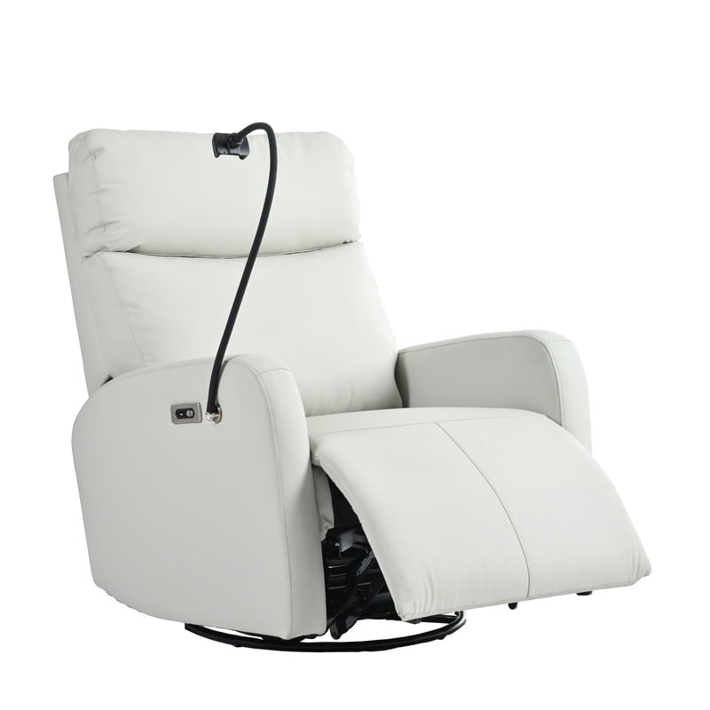 EBQOSK 270° Power Swivel Rocker Recliner Chair, Electric Glider ...