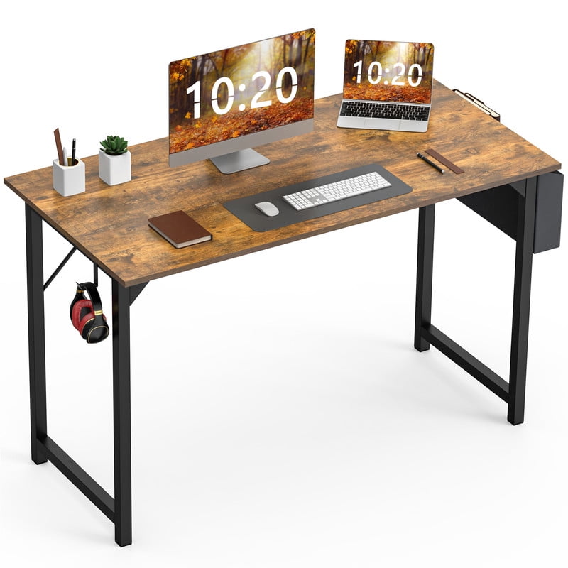 EBQOSK 63" Game Computer Desk with Storage, Home Office Modern Simple ...