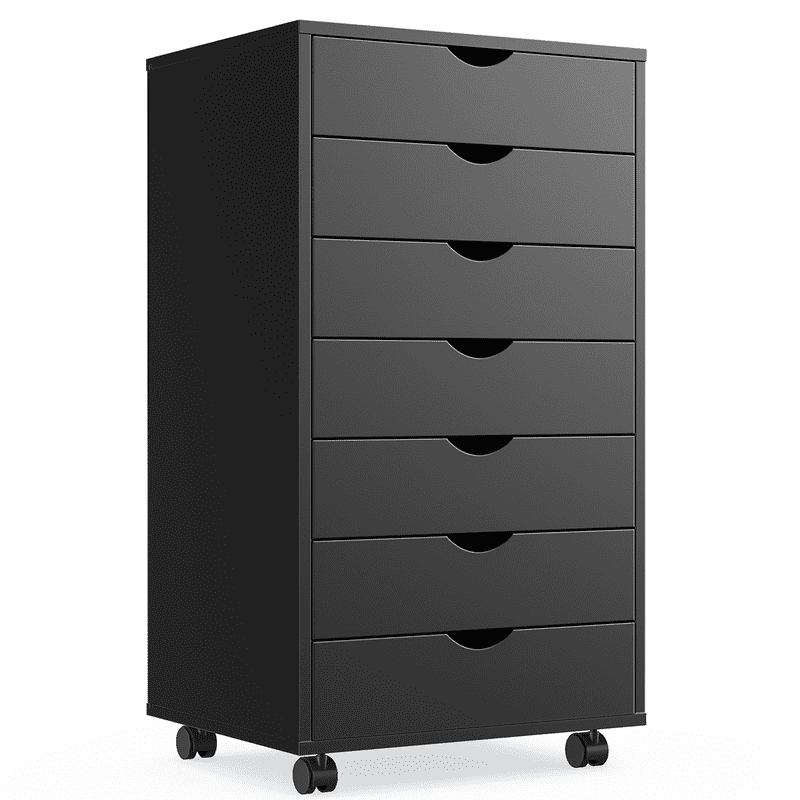 EBQOSK Storage Cabinet Dressers with Wheels Mobile Organizer Drawers ...