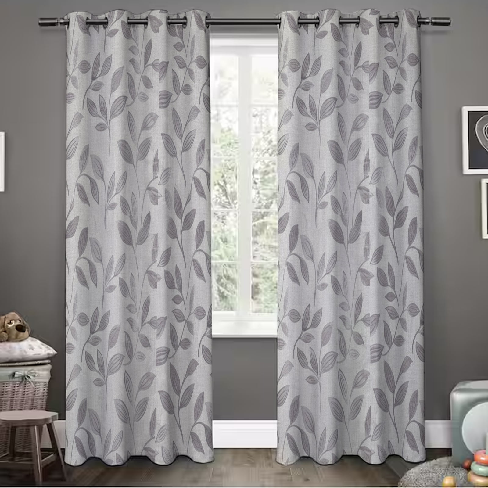 EBSTL Blackout Curtains, Room Darkening Window Accent for Bedroom, Sun ...