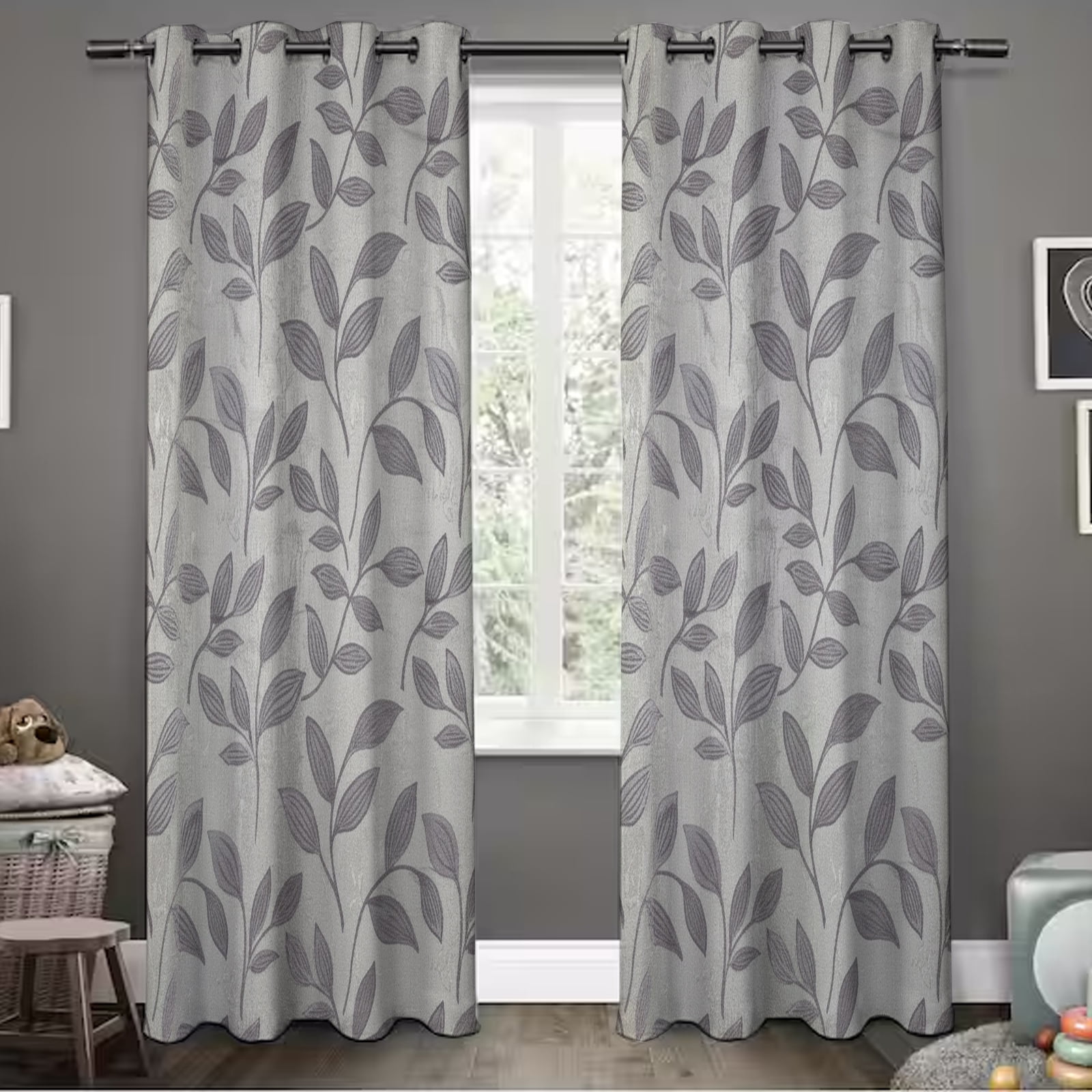 EBSTL Blackout Curtains, Room Darkening Window Accent for Bedroom, Sun ...