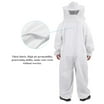 XL Professional Cotton Full Body Beekeeping Bee Keeping Suit, with Veil ...