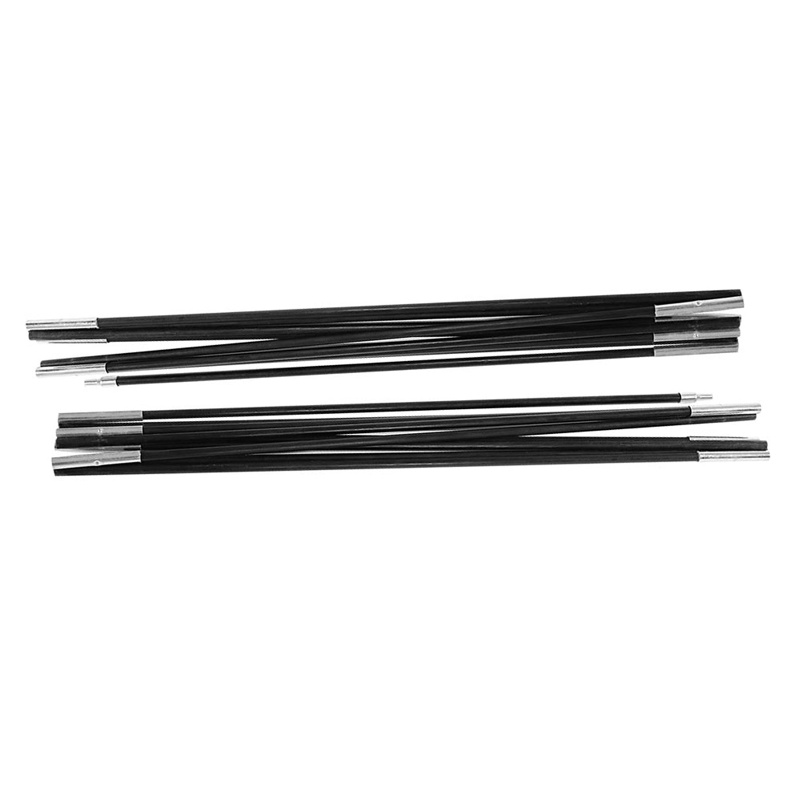 EBTOOLS Fiberglass Tent Poles, 4.9m Foldable Awning Rods, Lightweight ...