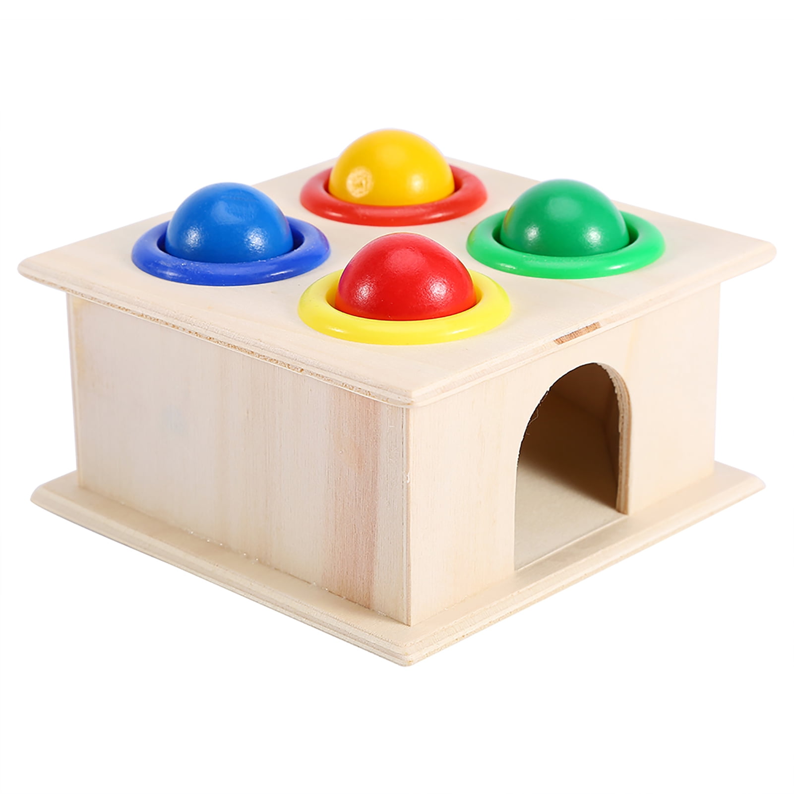 EBTOOLS Pounding Bench Wooden Toy Ball Hammer Box Toy Educational ...