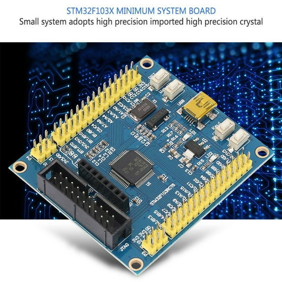 EBTOOLS STM32F103X Minimum System Development Board,STM32F103RCT6 Chip Microcontroller OLED ...