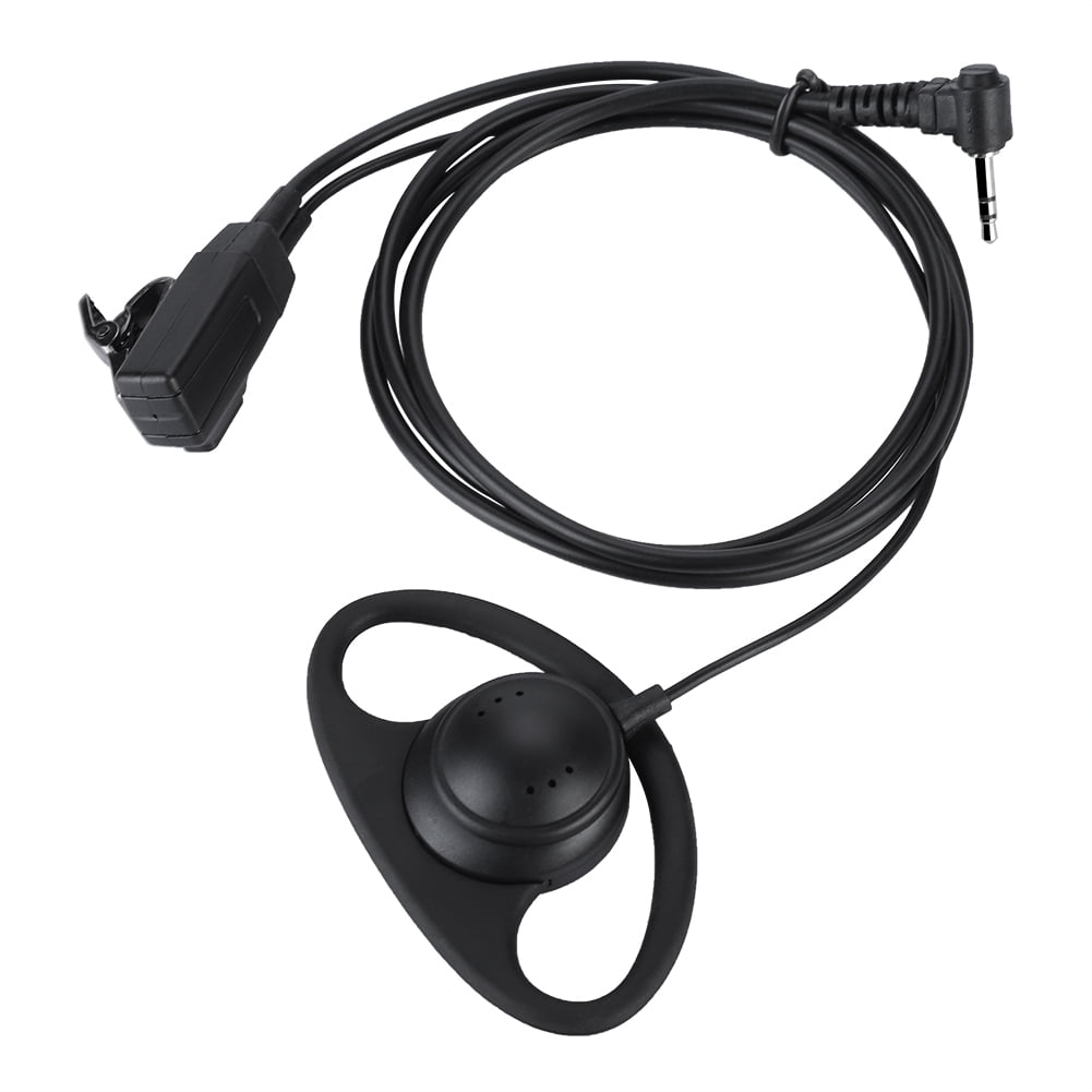 EBTOOLS Two-way Headset, 2.5mm Plug D Type Security Earhook Headset ...