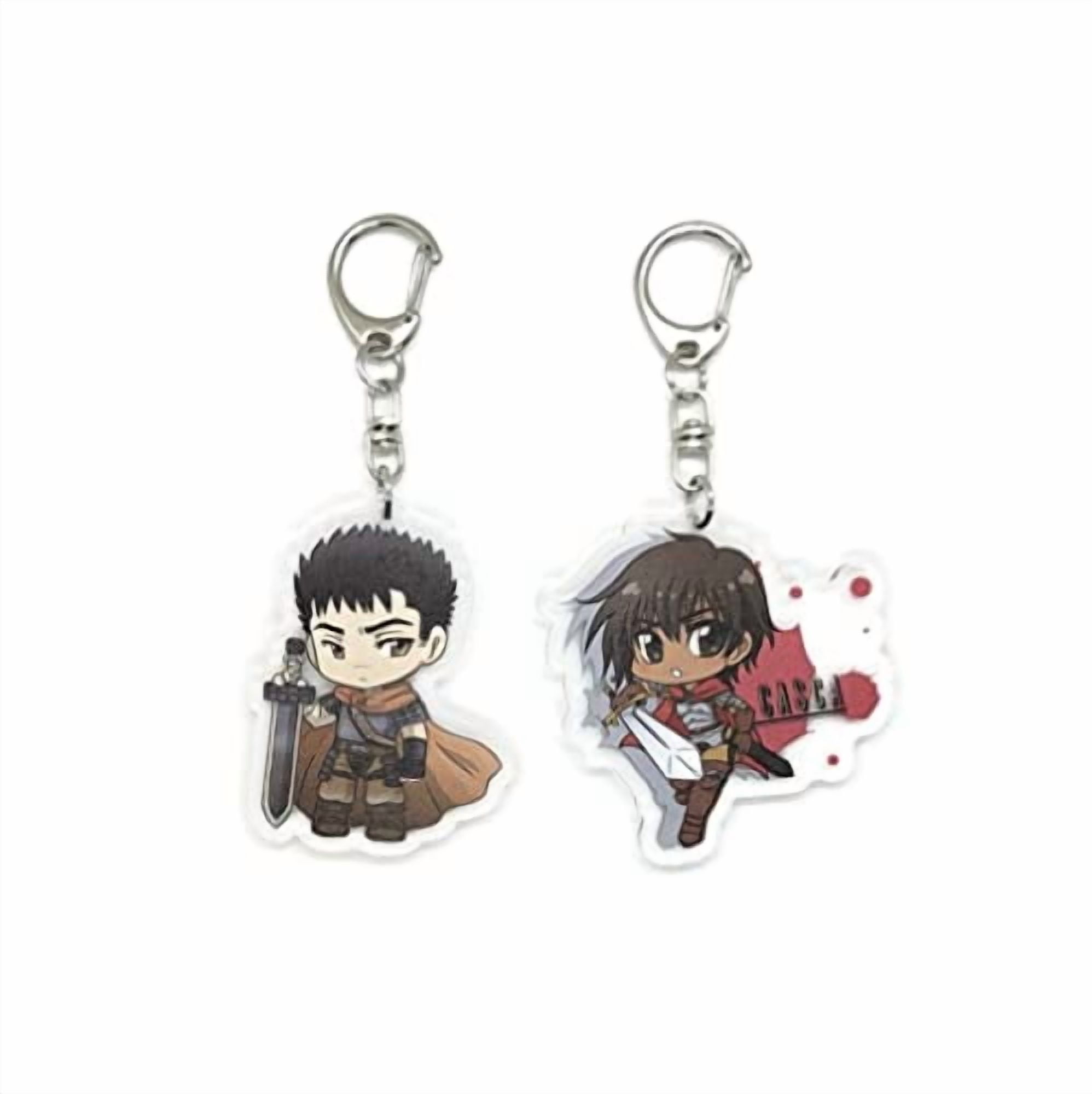 EBTY DREAMS Inc. - Set of 2 Berserk Acrylic Keychain Guts, Casca v1 ...