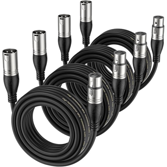 Professional Coiled XLR Cable, EBXYA K-Series XLR Male to Female Mic ...