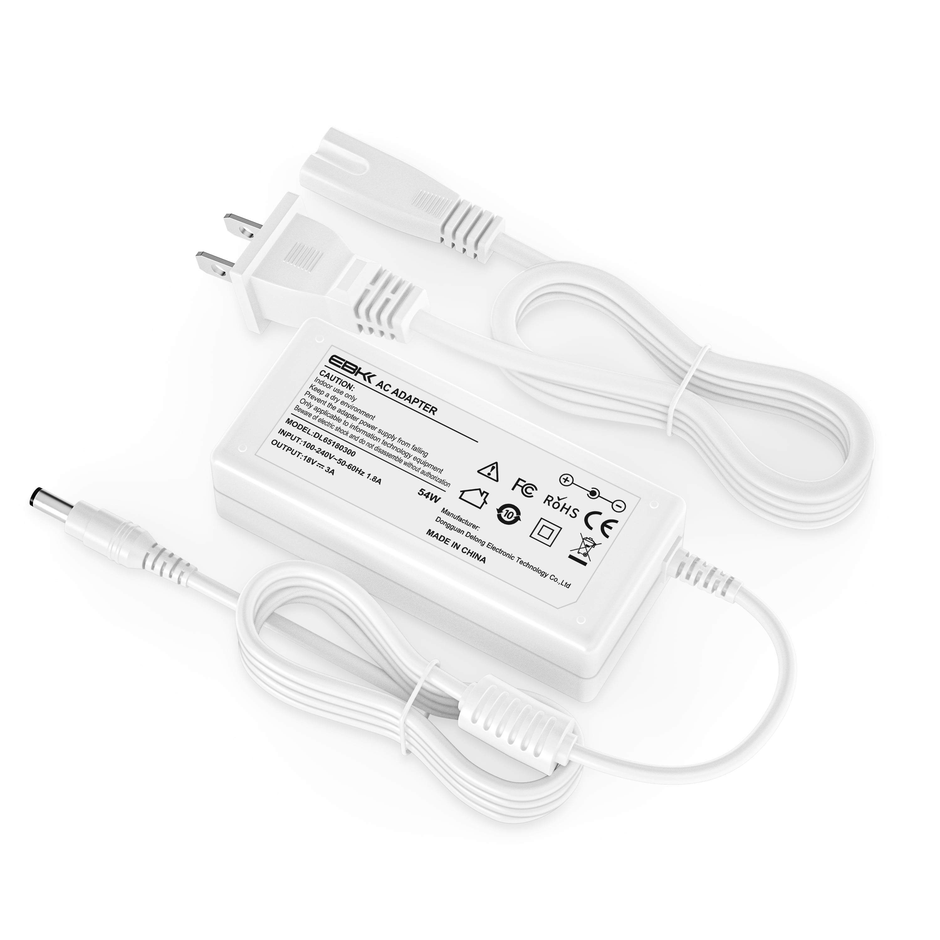 EBkk 18V 3A Power Cord for Cricut Explore air 2/Expression 2/Maker ...