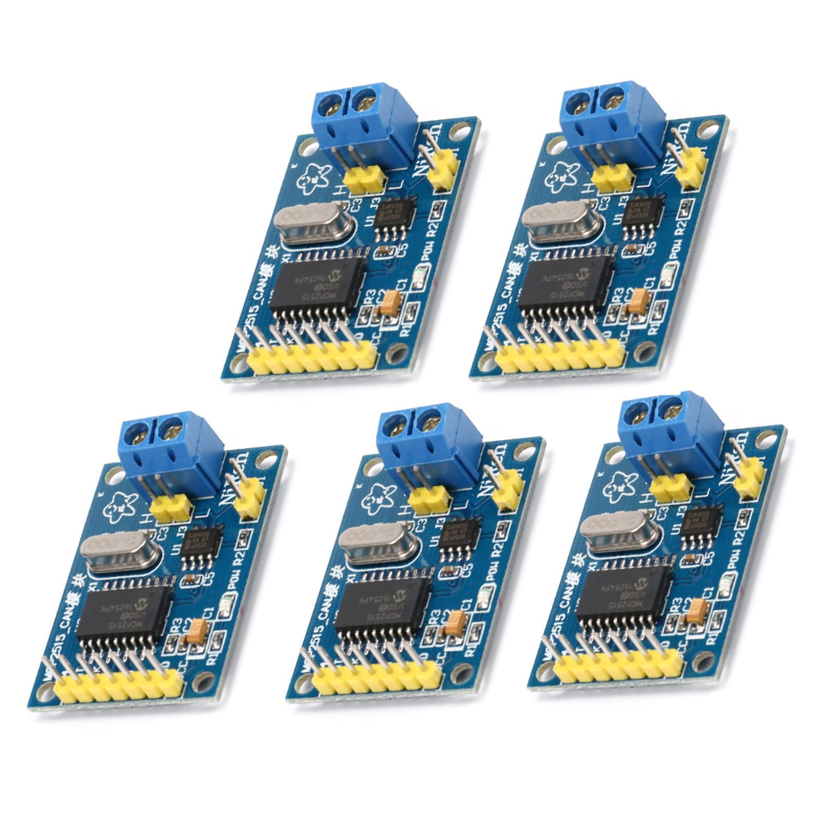 EC Buying 5Pcs MCP2515 RRF12 Controller Module CAN Bus Module TJA1050 Receiver SPI Module for 51 ...