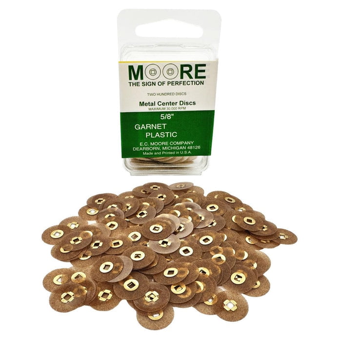 EC Moore BC-58-GMPBB Snap-On Discs 5/8 Garnet Medium Plastic 200/Pk - Walmart.com