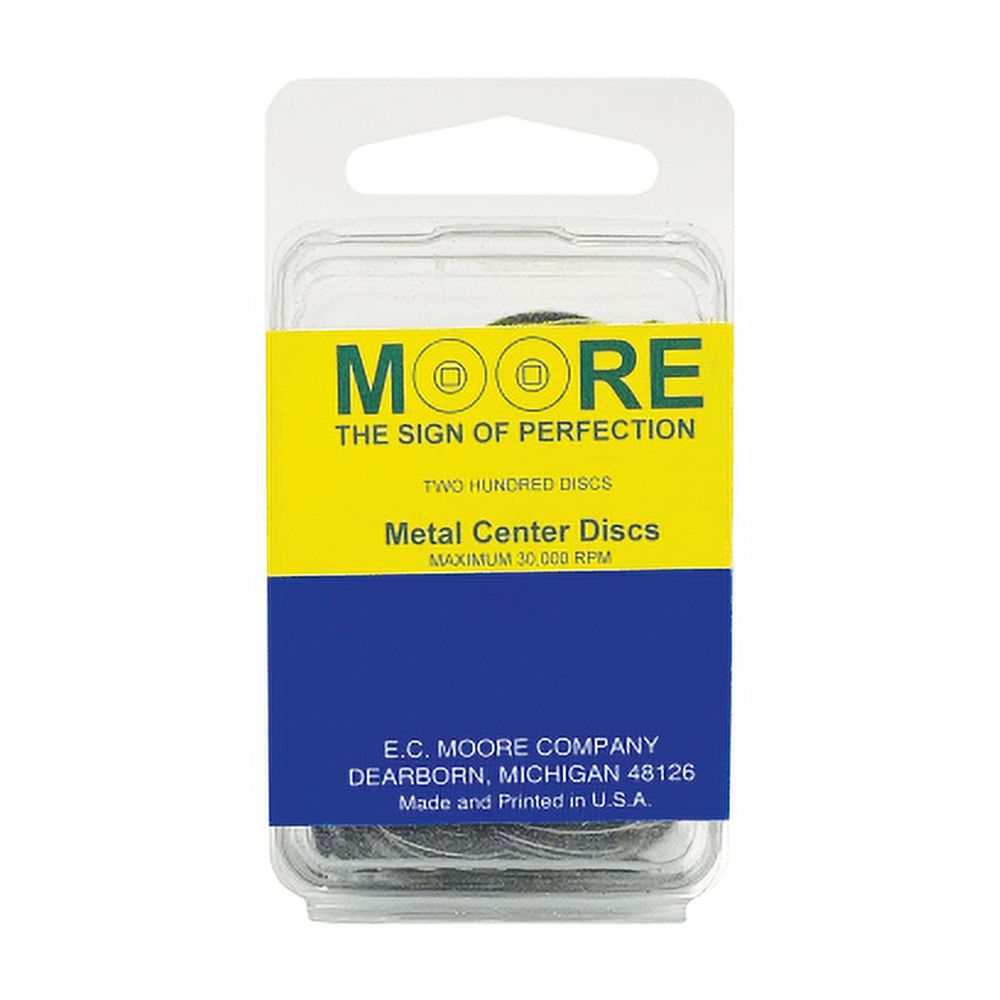 EC Moore BC-58-SCBB Paper Discs Brass Center 5/8" Sand Coarse Grit 200/Pk - Walmart.com