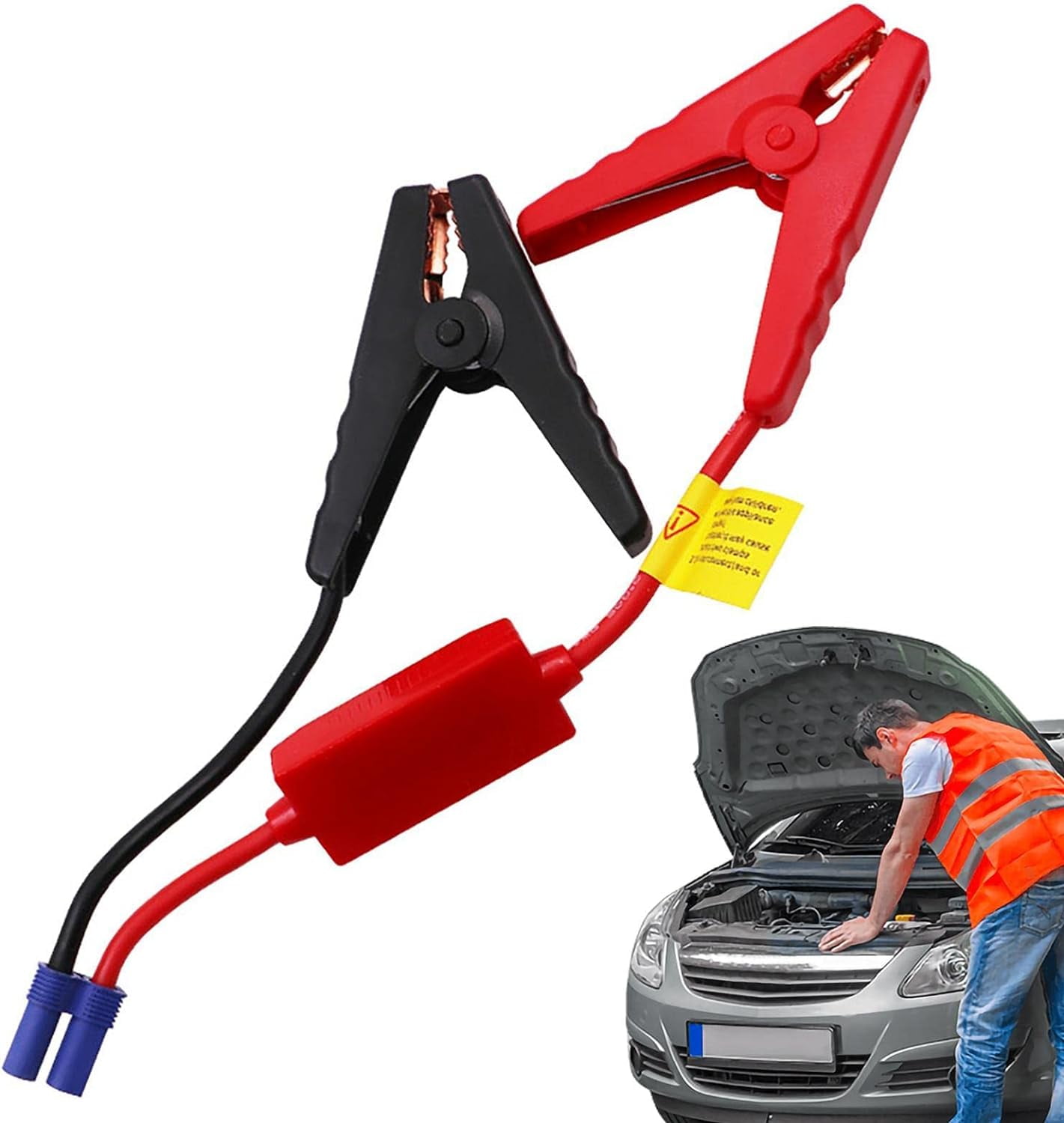 EC5 Jump Starter Cable with Battery Clamps, 12V Portable Car Jump ...