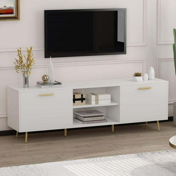 ECACAD Modern TV Stand for TVs up to 75 Inch, Entertainment Center TV ...