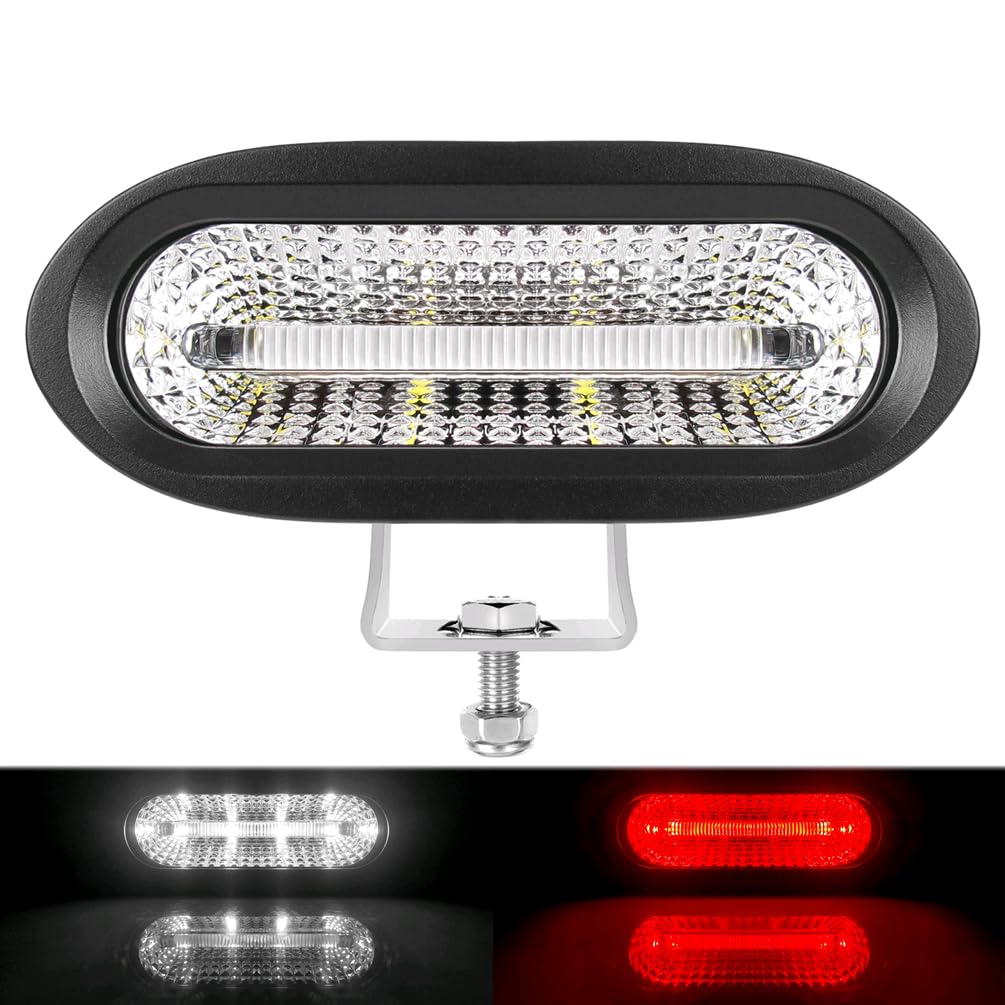 ECAHAYAKU 6 Inch High AIF4 mount Led Strobe Reversing Back Up Light ...