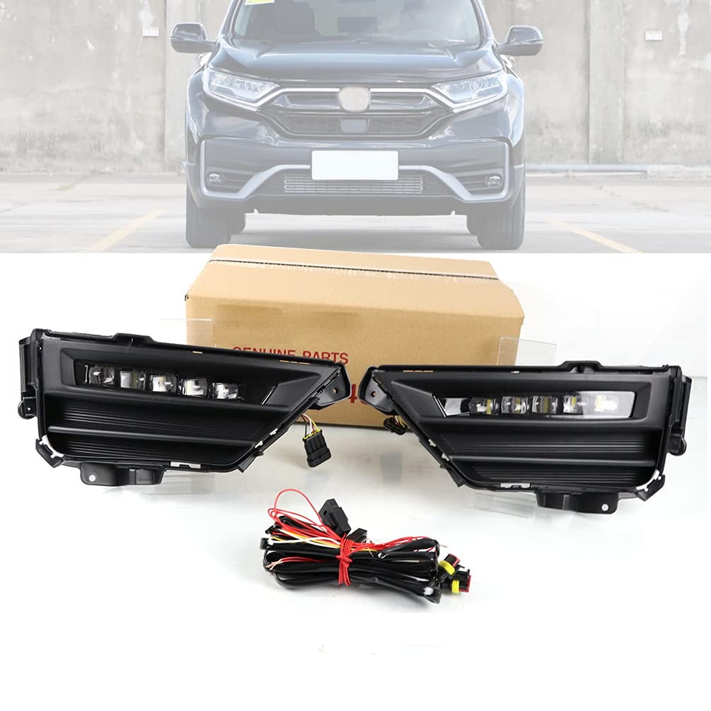 ECAHAYAKU LED Fog Lamp SSF20 Turn Signal Yellow Car LED Daytime Running ...