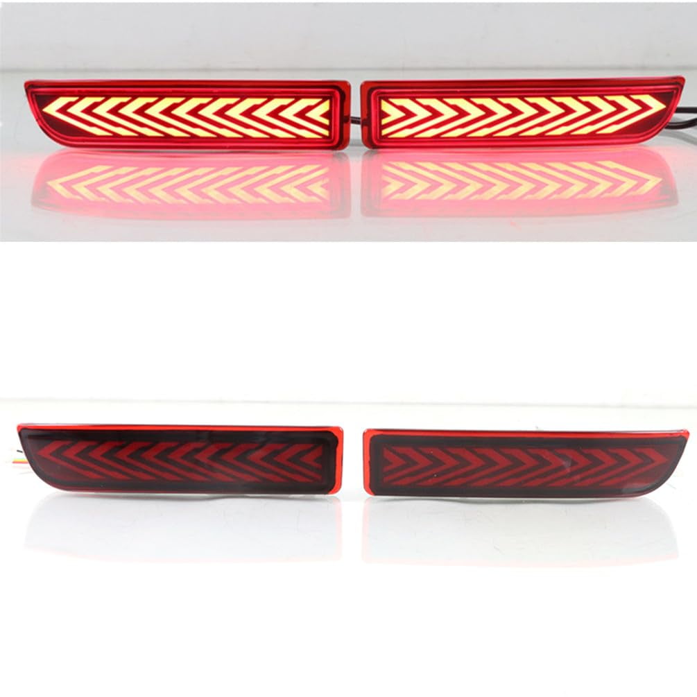 ECAHAYAKU LED Rear Bumper Reflector Light Tail Brake Turn Signal Light ...