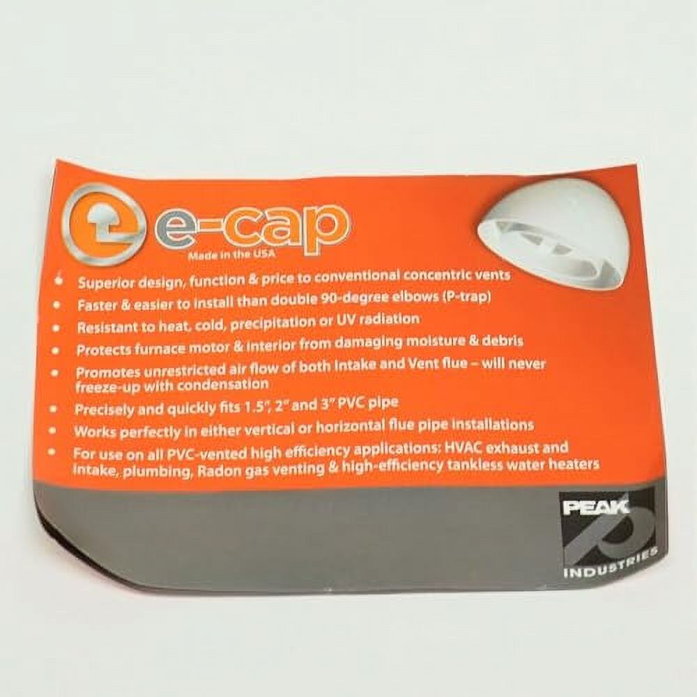 ECAP321 PVC Flue Pipe Rooftop Vent Cap - Walmart.com