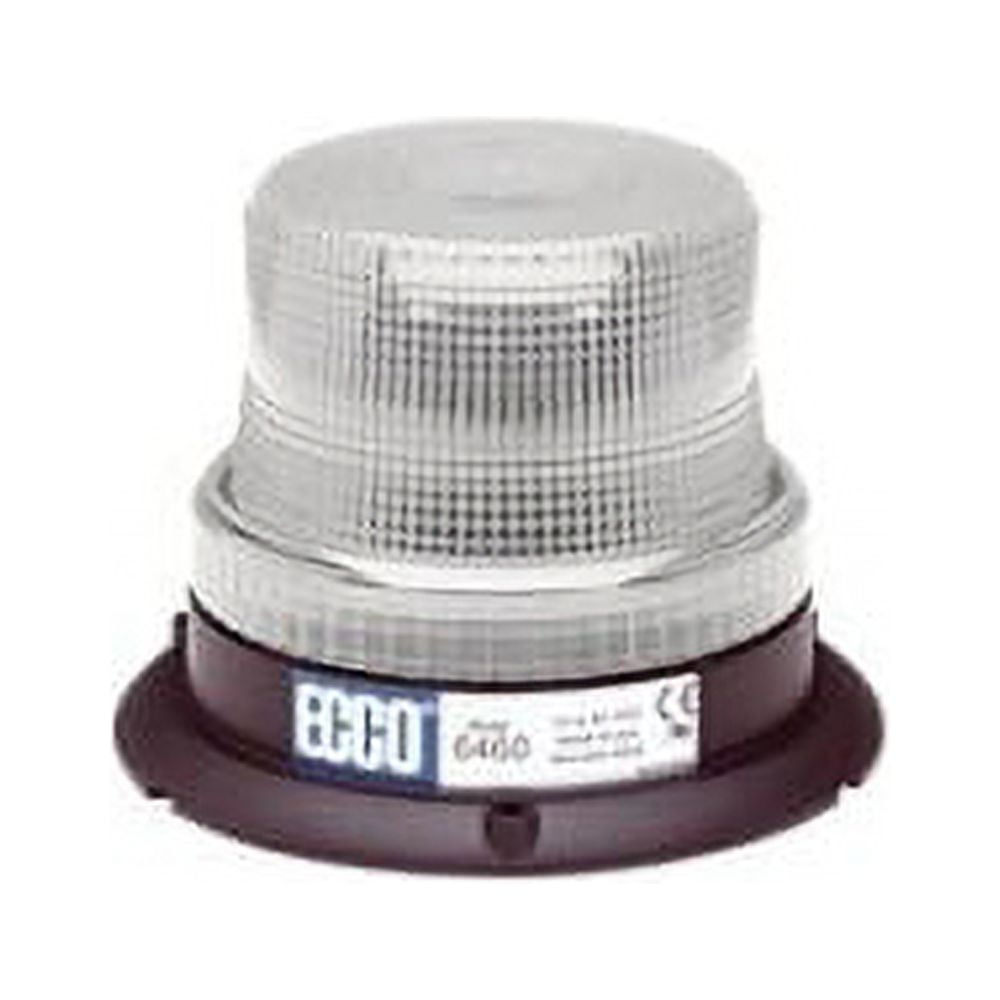 ECCO - 6465C - LED Beacon: Low profile 12-80VDC pulse8 flash clear ...