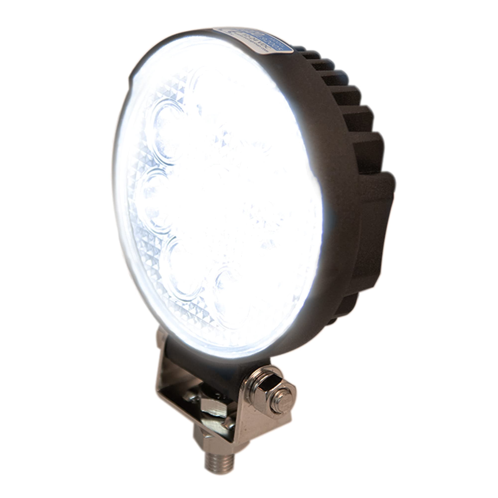 ECCO LED Work light SSF20 5 Inch Round White Flood Beam 27W 1000lm 12V ...