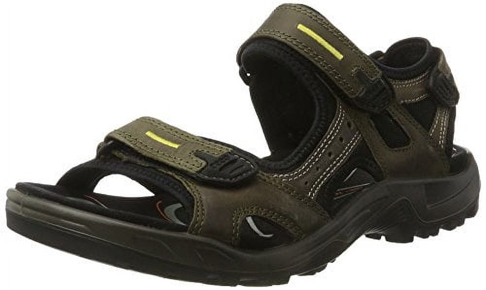 ECCO Men's Yucatan Outdoor Sandal, Tarmac/Moon Rock, 10-10.5 - Walmart.com