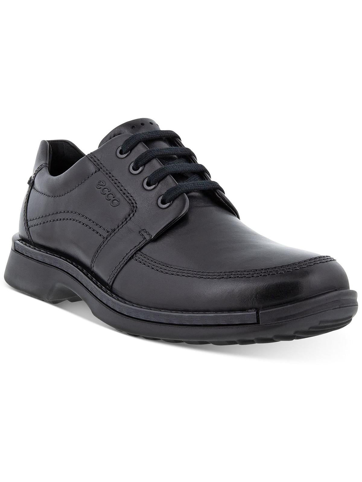 ECCO Mens Fusion Leather Lace-Up Derby Shoes - Walmart.com
